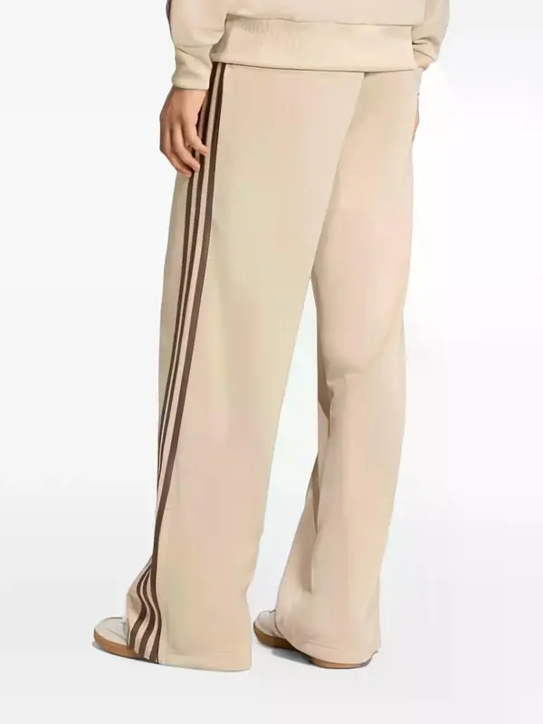 Adidas Stripe Loose Track Pants - Neutrals