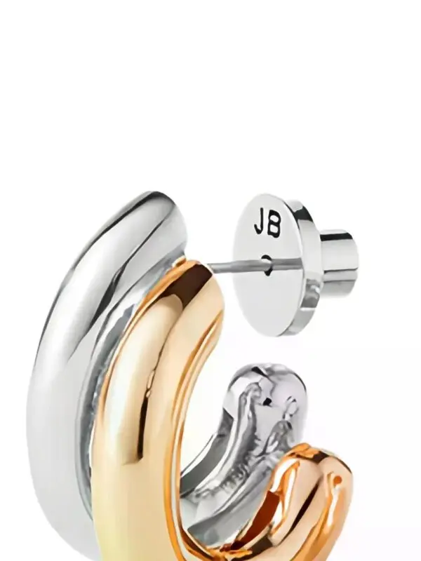 Jenny Bird Florence Two-tone Earrings - Silver