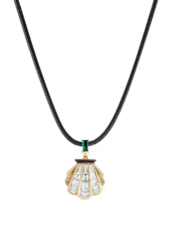 V JEWELLERY Cleo Pendant Necklace - Gold