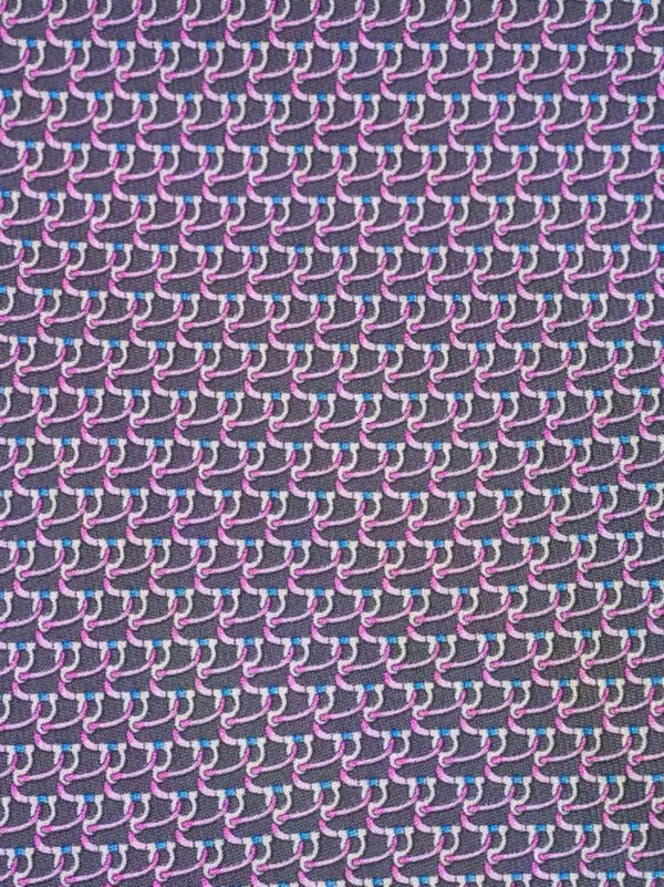 FERRAGAMO Patterned Neck Tie - Purple