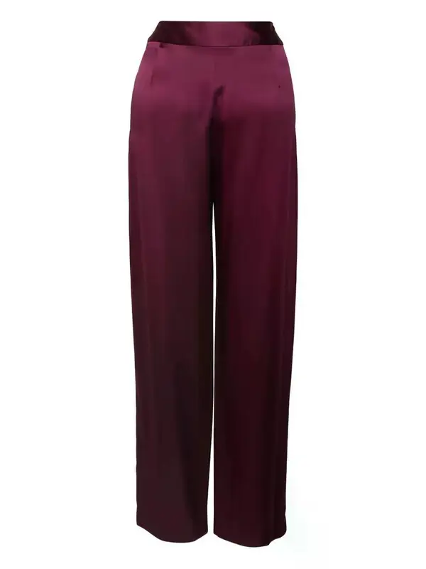 THE SEI Concealed-fastening Pleated Trousers - Red