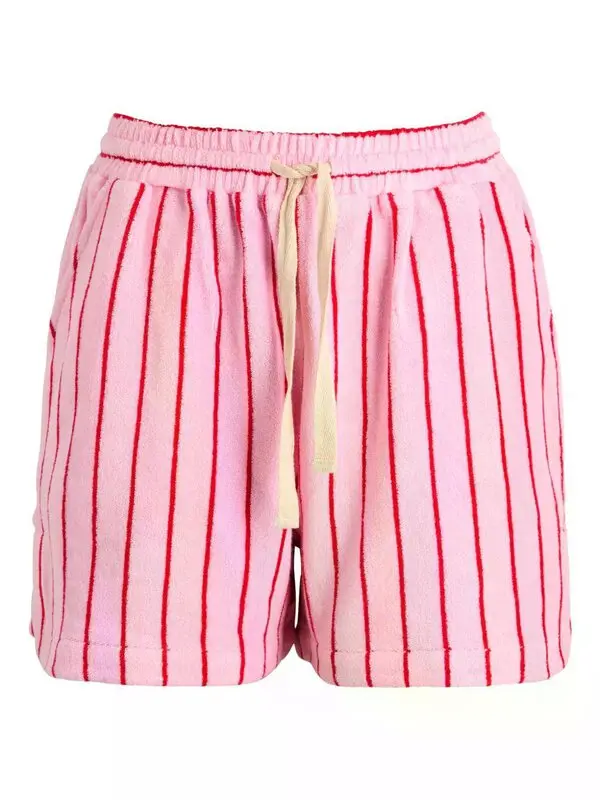 BONGUSTA Striped Drawstring Shorts