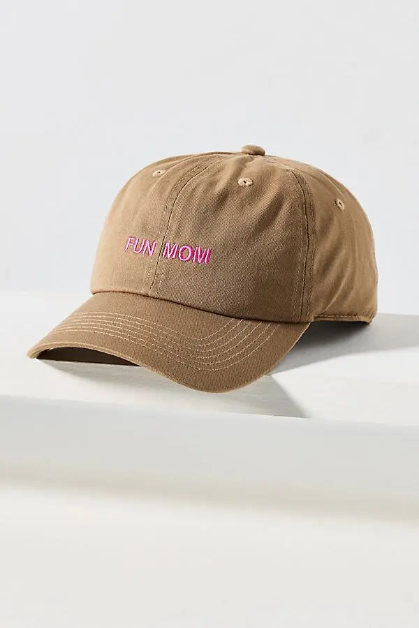 Intentionally Blank Embroidered Baseball Cap - Khaki