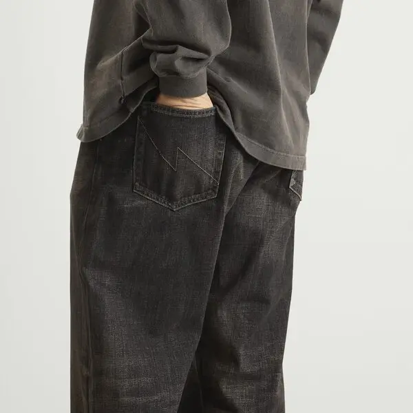 NEIGHBORHOOD Wide Leg Selvedge Denim Jeans