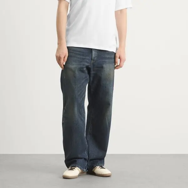 NEIGHBORHOOD Wide Leg Selvedge Denim Jeans