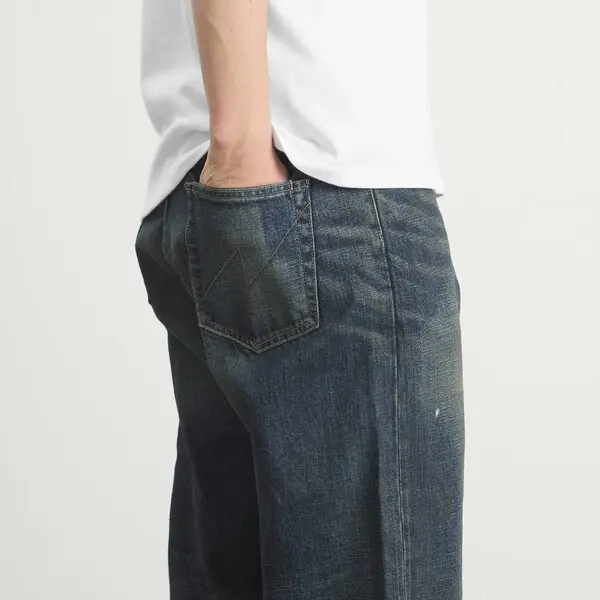 NEIGHBORHOOD Wide Leg Selvedge Denim Jeans