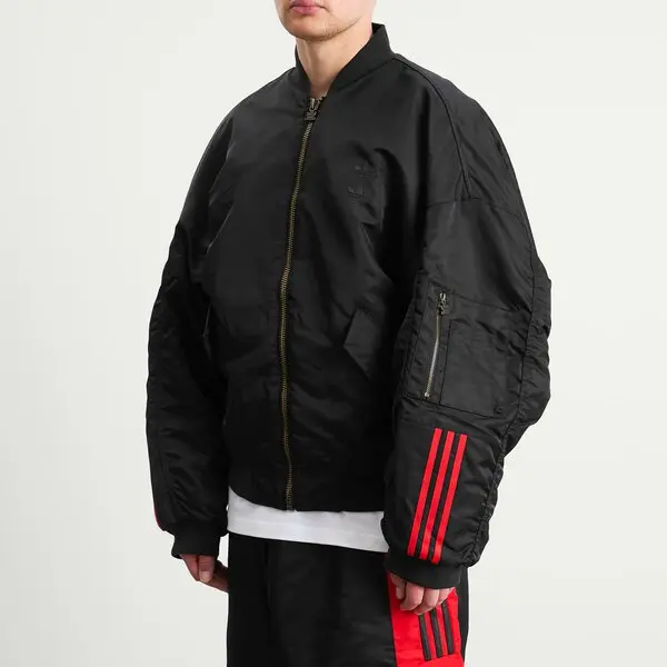 Adidas X Willy Chavarria Satin Bomber Jacket