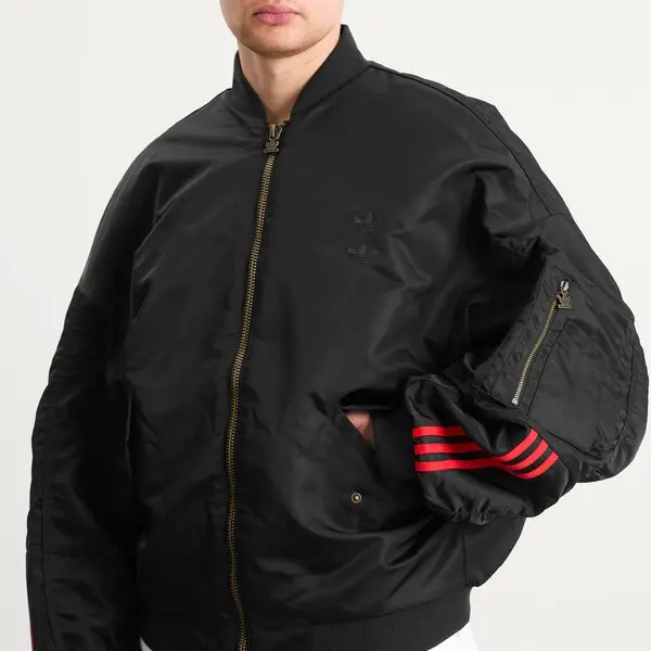 Adidas X Willy Chavarria Satin Bomber Jacket