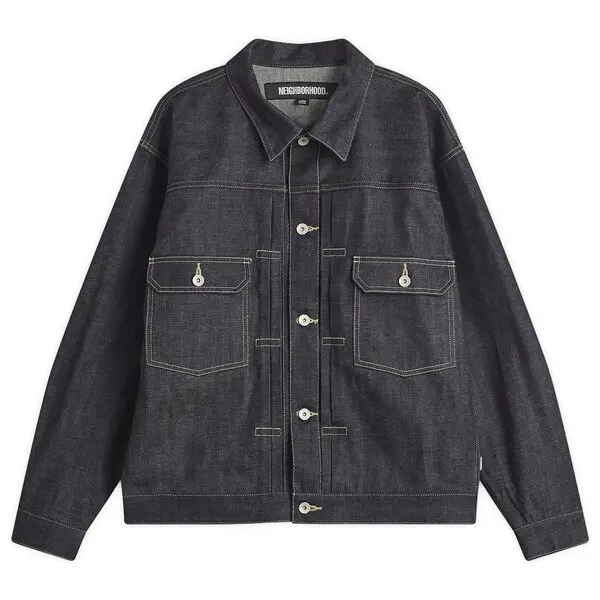 NEIGHBORHOOD Rigid Denim Type-2 Jacket - Indigo