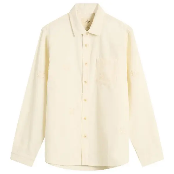 Folk Embroidery Direction Babycord Shirt