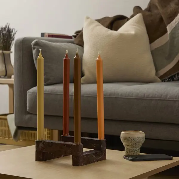 FERM LIVING Newel Modular Candle Holder Set Of 4