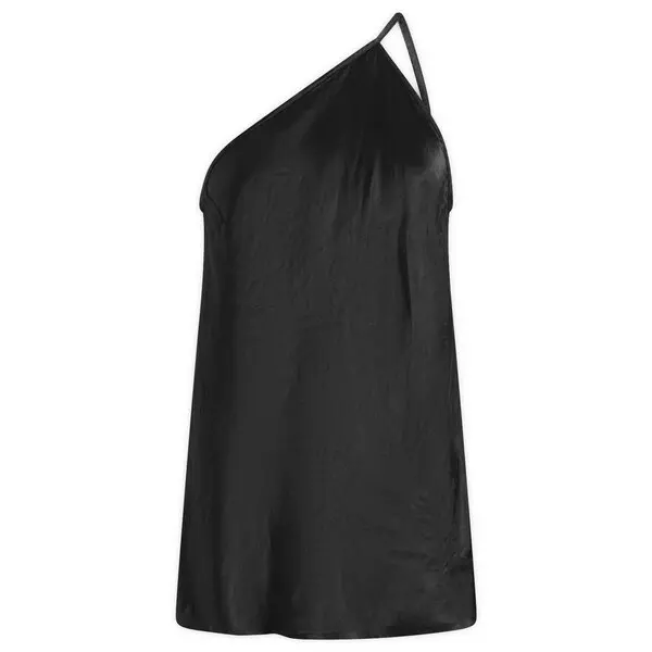 Rick Owens One Shoulder Slip Top - Black