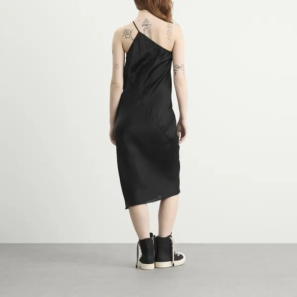 Rick Owens One Shoulder Slip Dress
