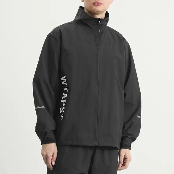 WTAPS Pertex Logo Track Jacket - Black