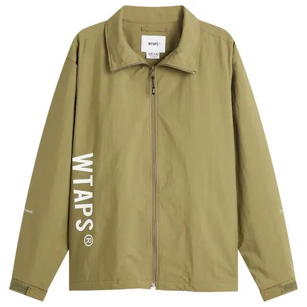 WTAPS Pertex® Logo Track Jacket - Olive Drab