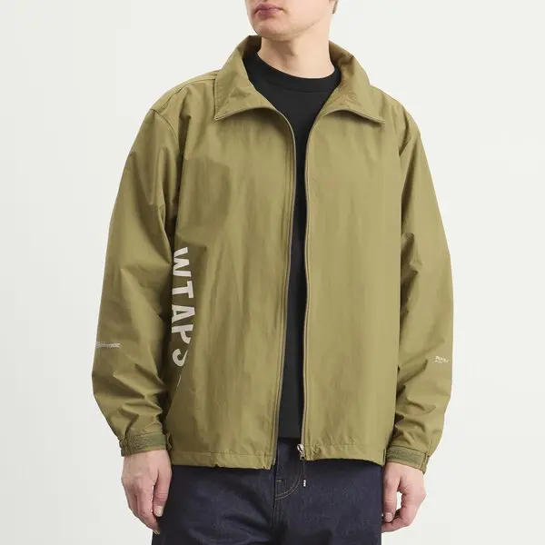 WTAPS Pertex® Logo Track Jacket - Olive Drab