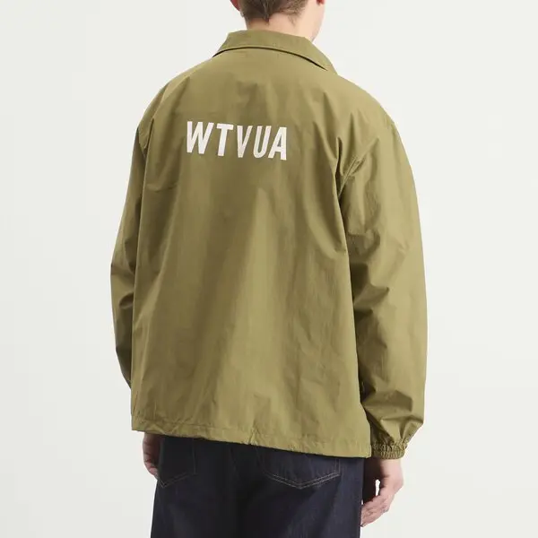 WTAPS Pertex® Logo Track Jacket - Olive Drab