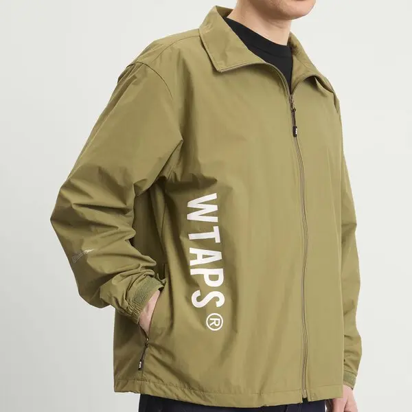 WTAPS Pertex® Logo Track Jacket - Olive Drab