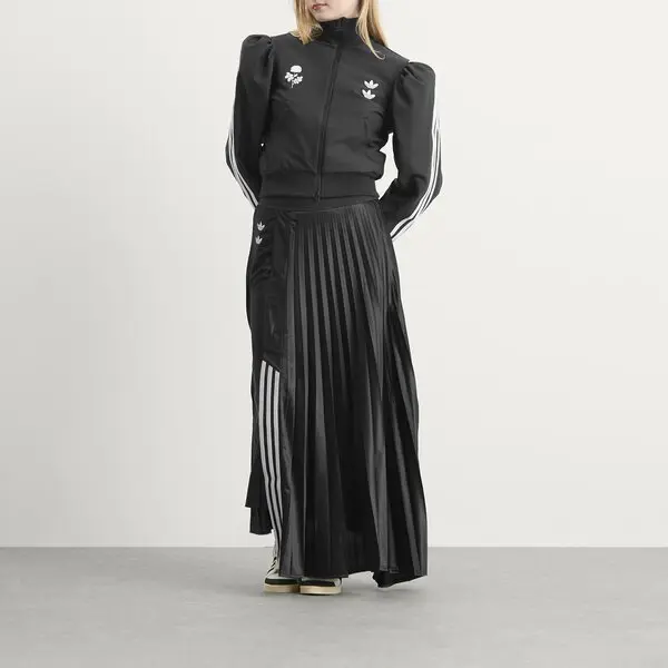 Adidas X Willy Chavarria Pleated Skirt - Black | Editorialist