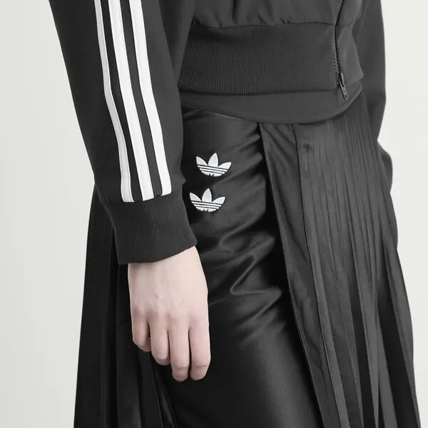 Adidas X Willy Chavarria Pleated Skirt - Black | Editorialist