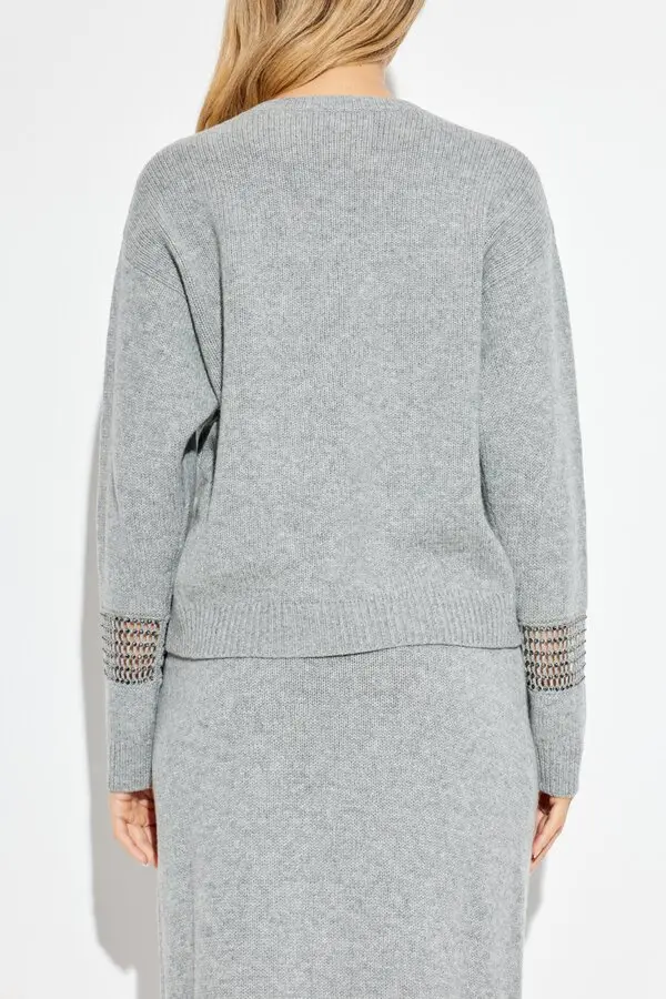 Fabiana Filippi Sweater With Sequined Inserts