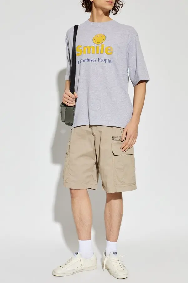 Dsquared2 T-shirt With A Vintage Effect - Grey