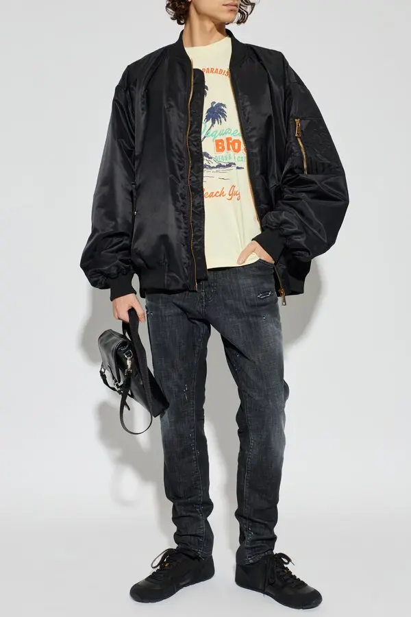 Dsquared2 T-shirt With Print - Yellow