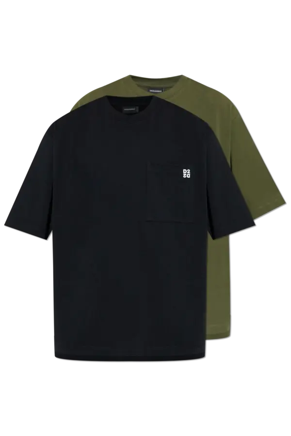 Dsquared2 2-pack Of Pocket T-shirts - Multicolour