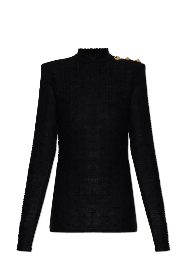 Balmain Top With Decorative Buttons