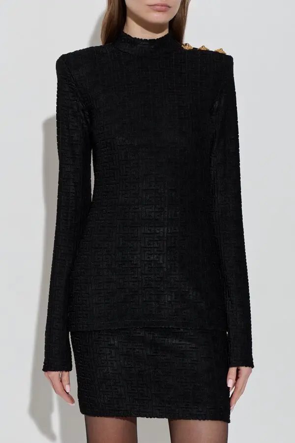 Balmain Top With Decorative Buttons