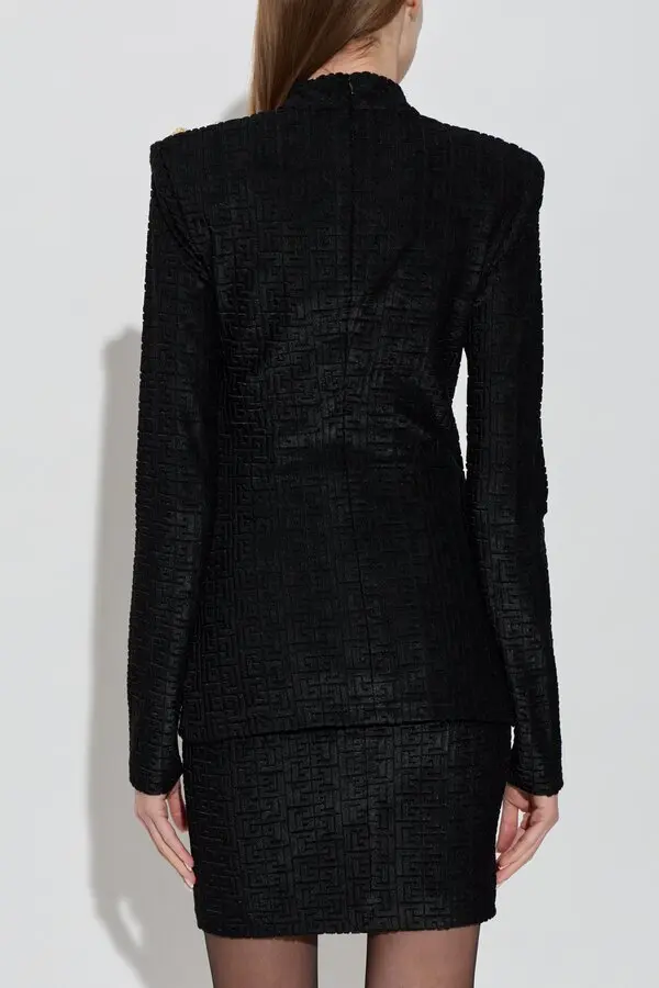 Balmain Top With Decorative Buttons