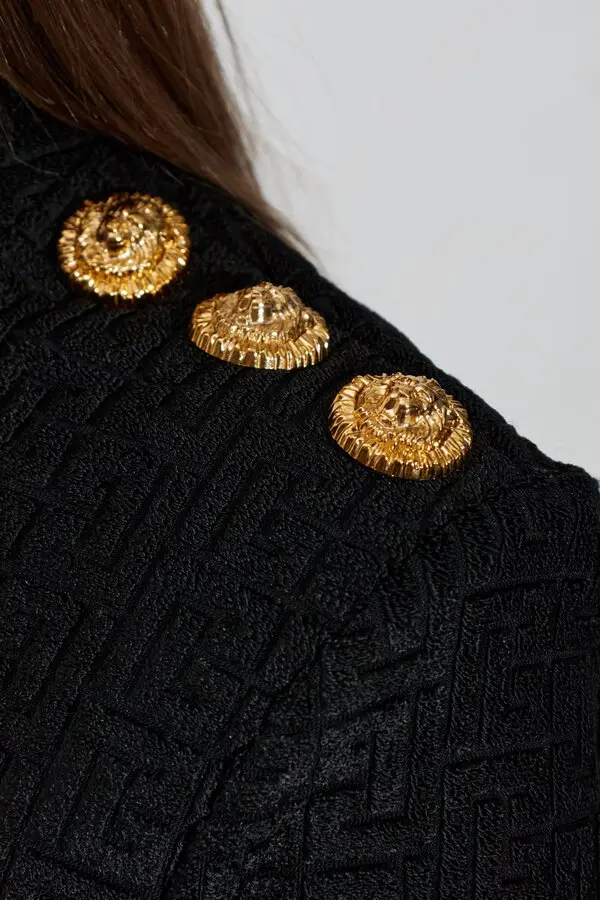 Balmain Top With Decorative Buttons