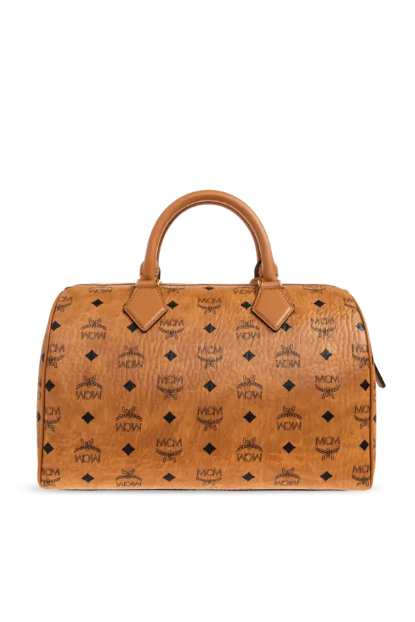Mcm Ella Medium Handheld Bag - Brown
