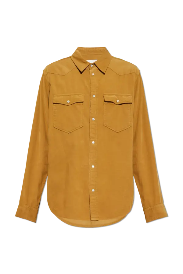 MARANT Corduroy Shirt `vasco - Brown
