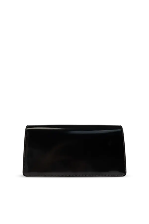 FERRAGAMO Leather Flap Clutch