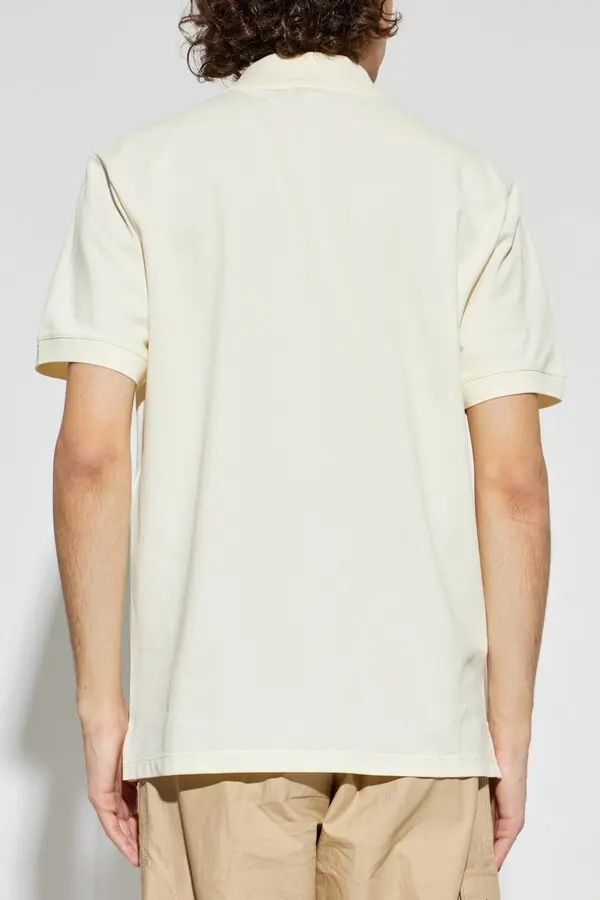 Alexander McQueen Polo With Logo - Cream
