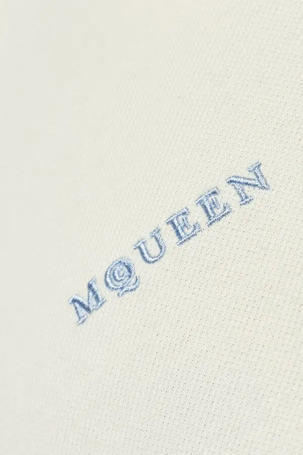 Alexander McQueen Polo With Logo - Cream