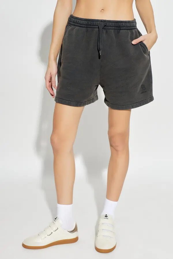 MARANT ETOILE Miranée Relaxed-fit Shorts - Grey