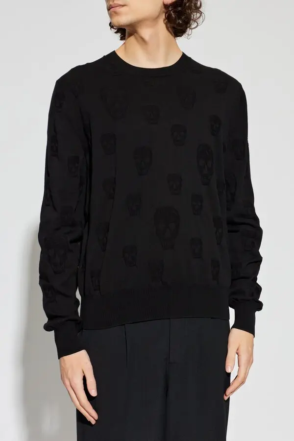 Alexander McQueen Skull Motif Sweater