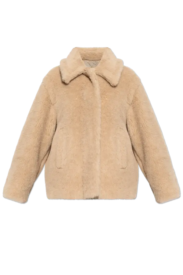 Max Mara Fur Coat - Beige