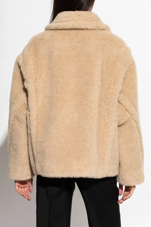 Max Mara Fur Coat - Beige