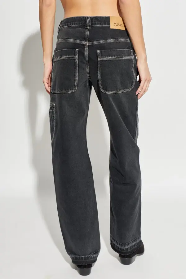 Isabel Marant Étoile Jeyda Jeans - Black