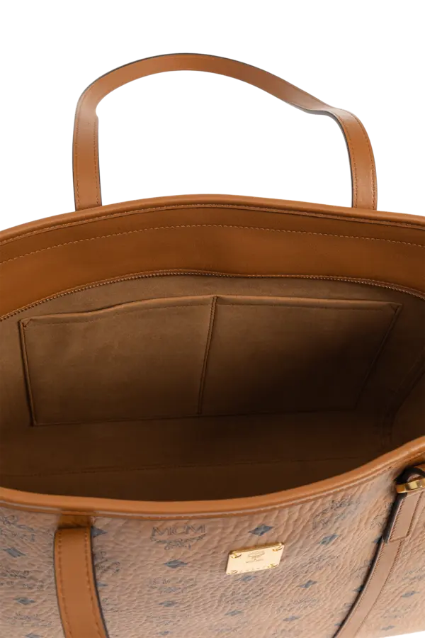 Mcm Toni Medium Shopper Bag - Brown