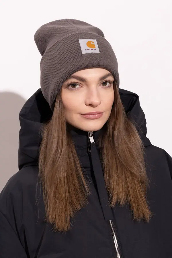 Carhartt Work In Progress Cap With Patch - Brown