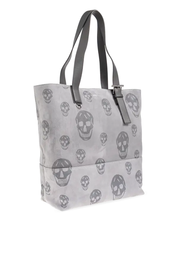 Alexander McQueen T-bar” Shopper Bag - Grey