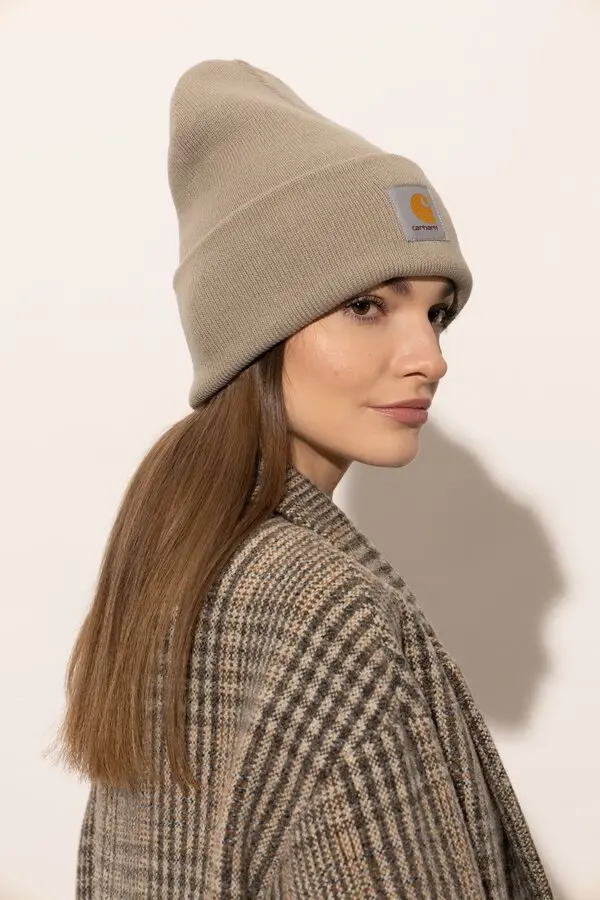 Carhartt Work In Progress Patch Beanie - Beige