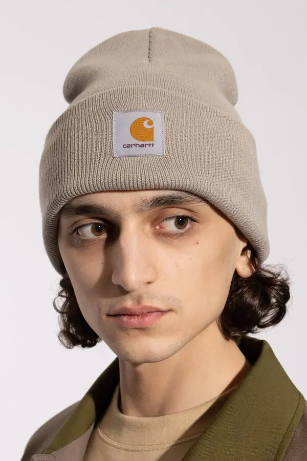Carhartt Work In Progress Patch Beanie - Beige