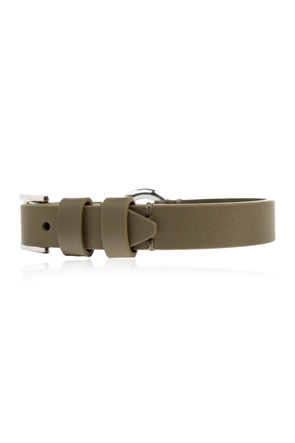 Alexander McQueen Leather Bracelet - Green