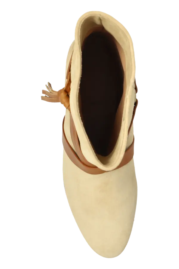 Isabel Marant Étoile Suede Ankle Boots - Beige