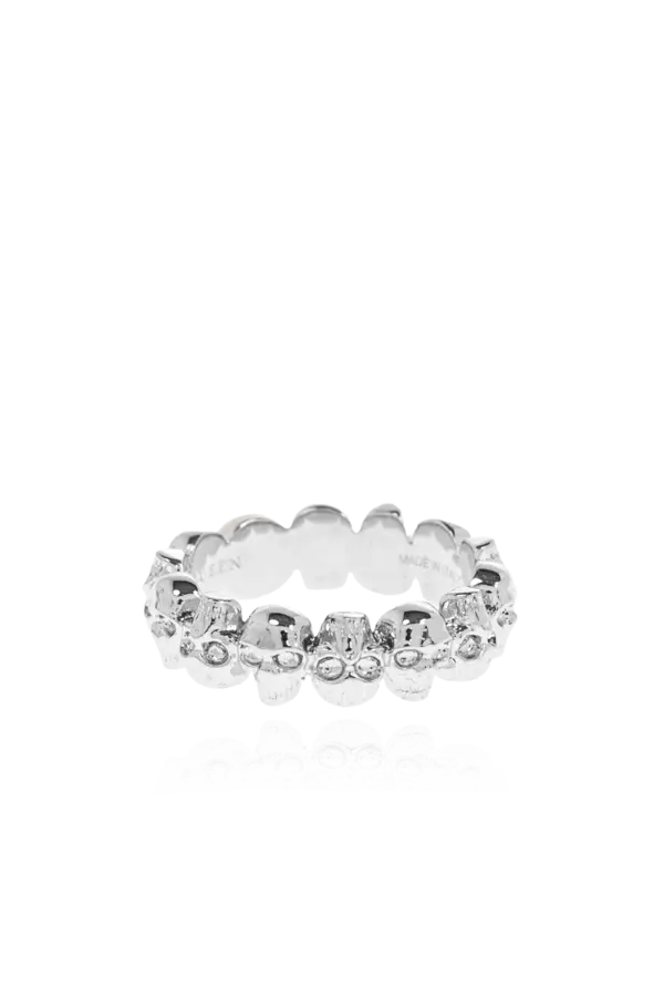 Alexander McQueen Brass Ring - Silver